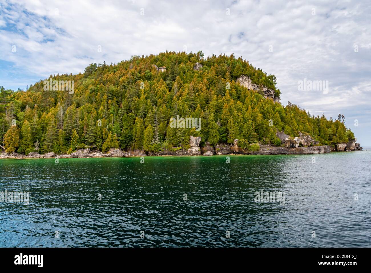 Flower Pot Island Fathon Five National Park Tobermory Ontario Canada in ...