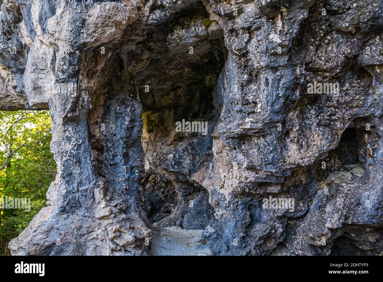 Flower Pot Island Fathon Five National Park Tobermory Ontario Canada in ...