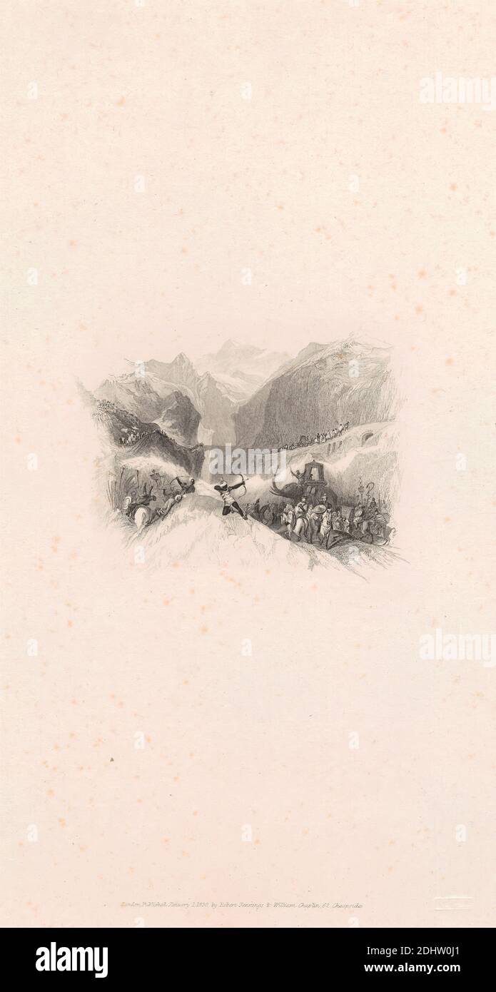 Lake of Como No. I, Print made by Edward Alfred Goodall, 1819–1908 ...