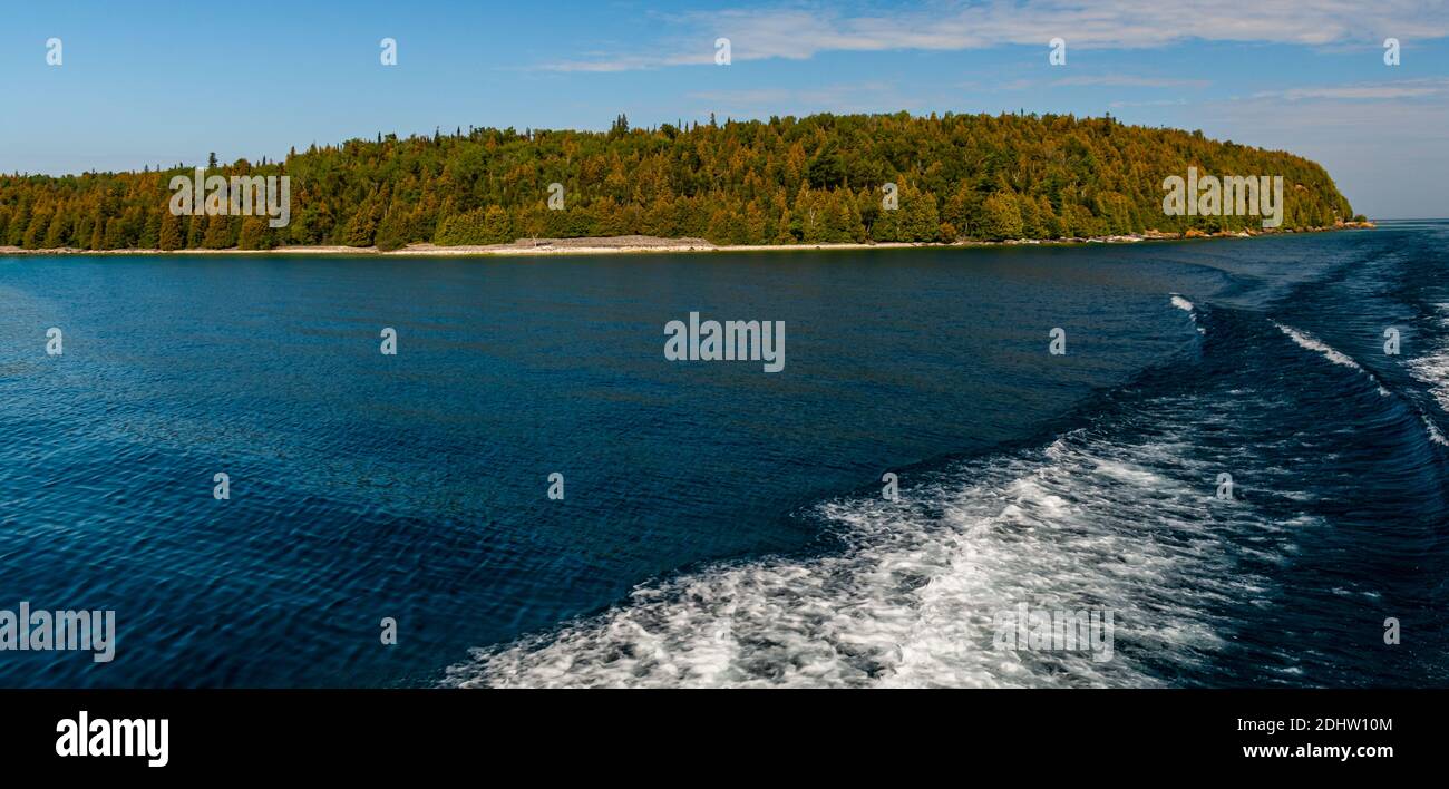 Flower Pot Island Fathon Five National Park Tobermory Ontario Canada in ...