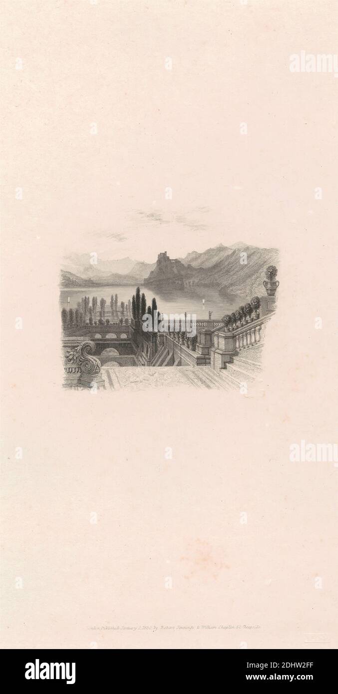 Scene on the Loire, Robert Wallis, 1794–1878, British, after Joseph Mallord William Turner, 1775 ...