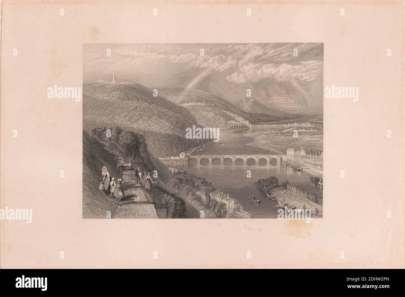 Paris from the Barriere de Passy, James T. Willmore, 1800–1863, British ...