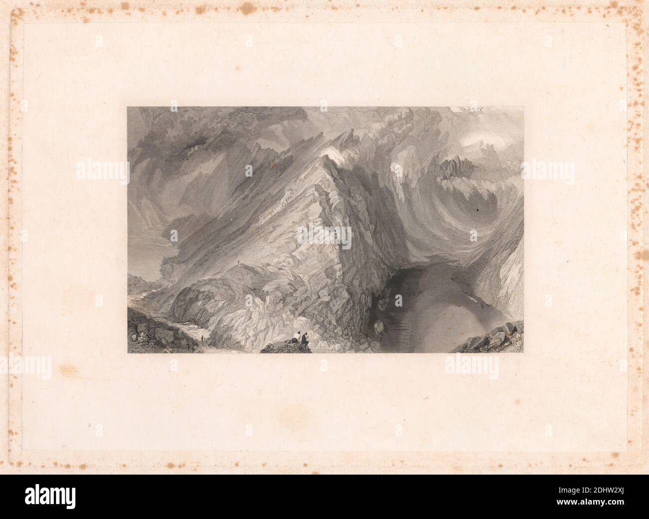 Fingal's Cave, Staffa, Print made by Edward Goodall, 1795–1870, British ...