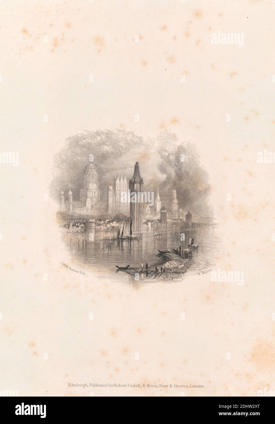 Milan, John Horsburgh, 1791–1869, British, after Joseph Mallord William ...