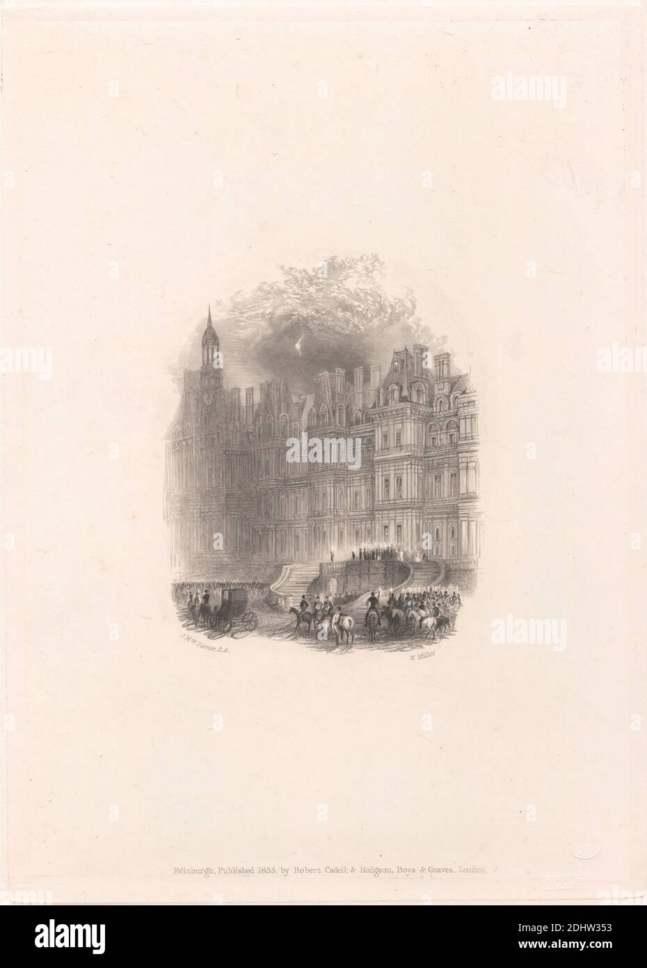 Field of Waterloo with Lightning, William Miller, 1796–1882, British ...