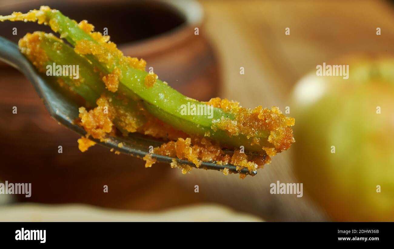 Absmalcane mahune - Croatian dish prepared with green beans, garlic ...