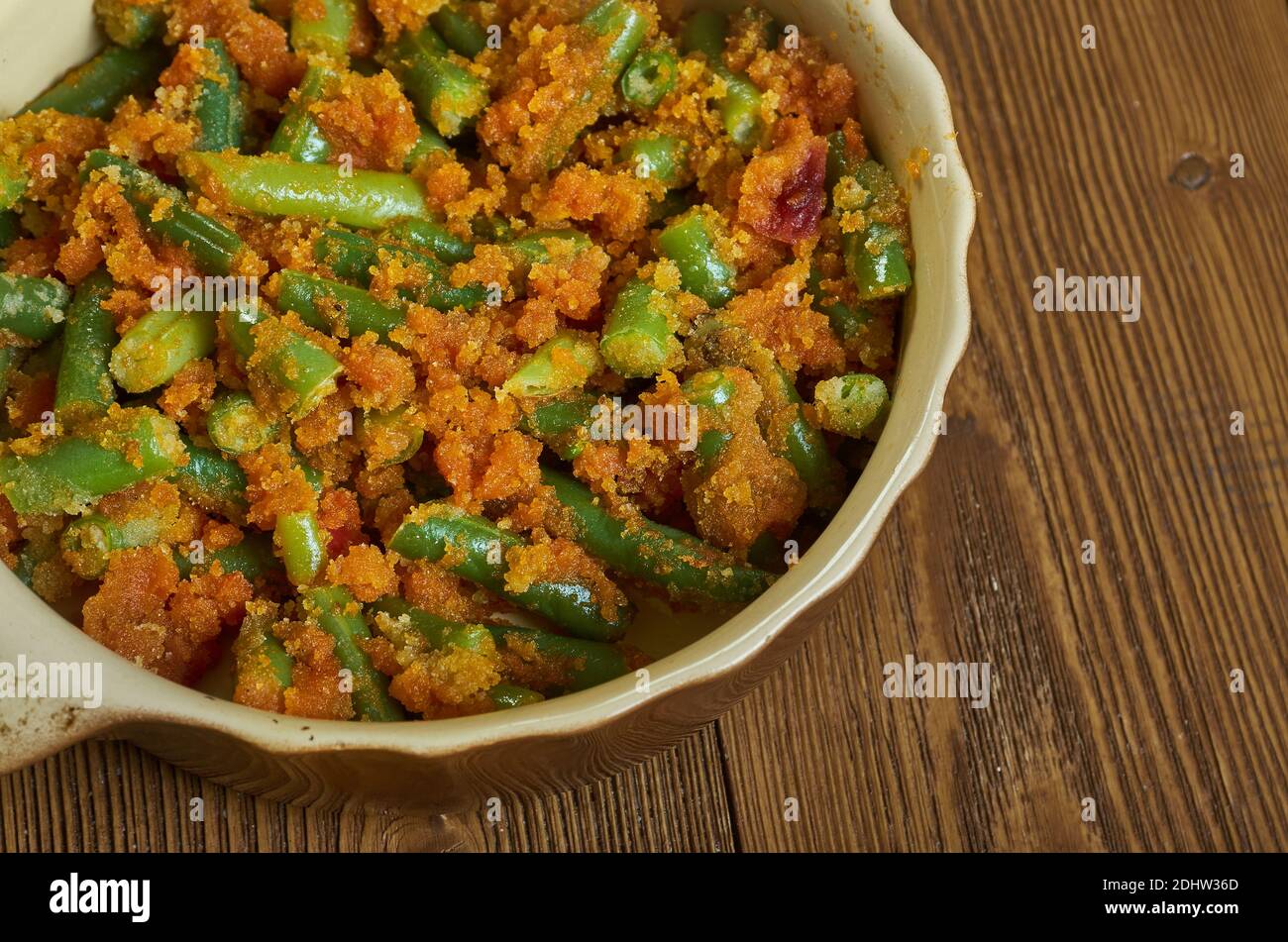 Absmalcane mahune - Croatian dish prepared with green beans, garlic ...