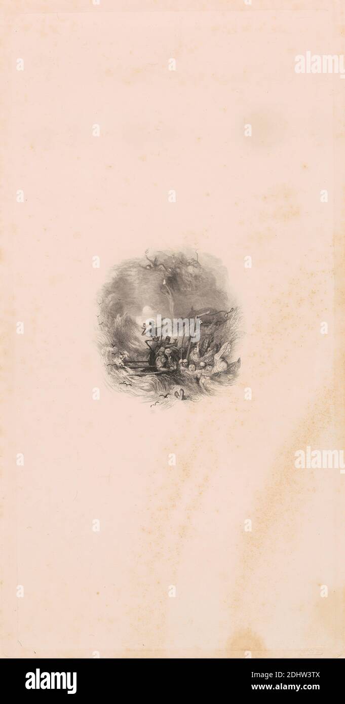 The Death Boat of Heligoland, Edward Goodall, 1795–1870, British, after ...