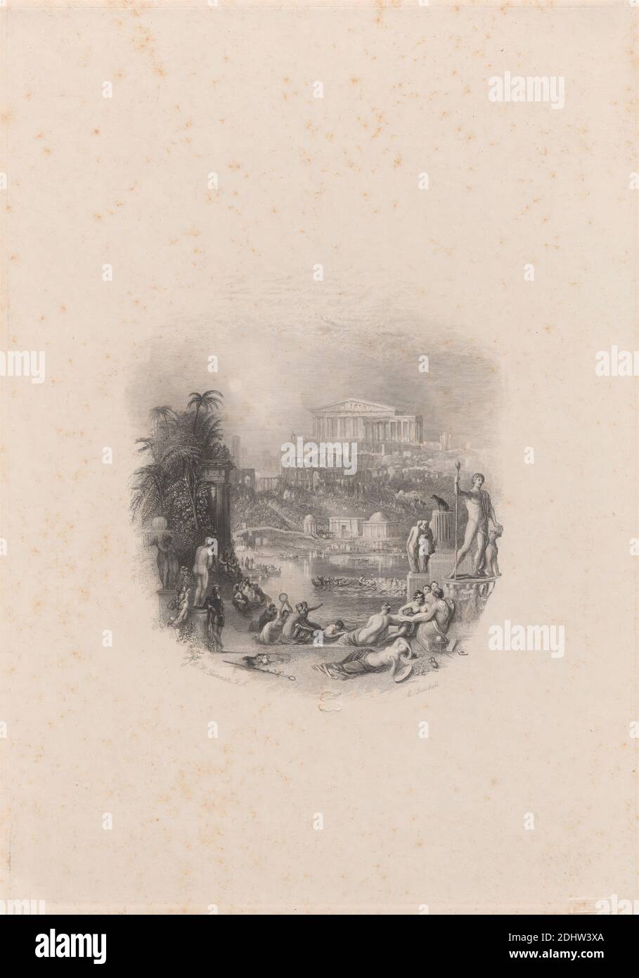 The Garden, Print made by Edward Goodall, 1795–1870, British, after ...