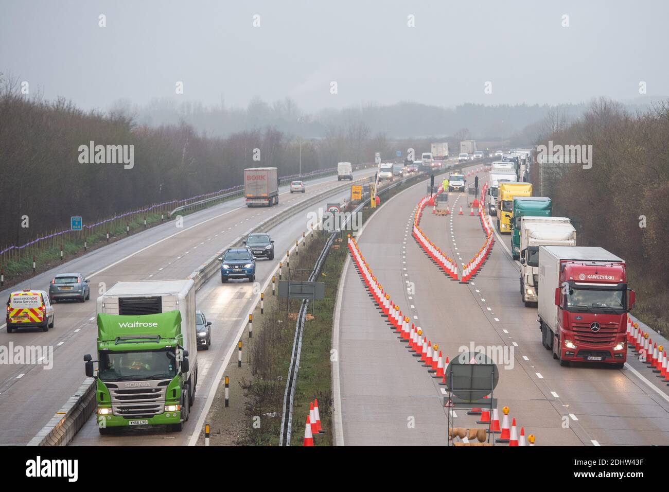 Traffic on the m20 at dover hi-res stock photography and images - Alamy