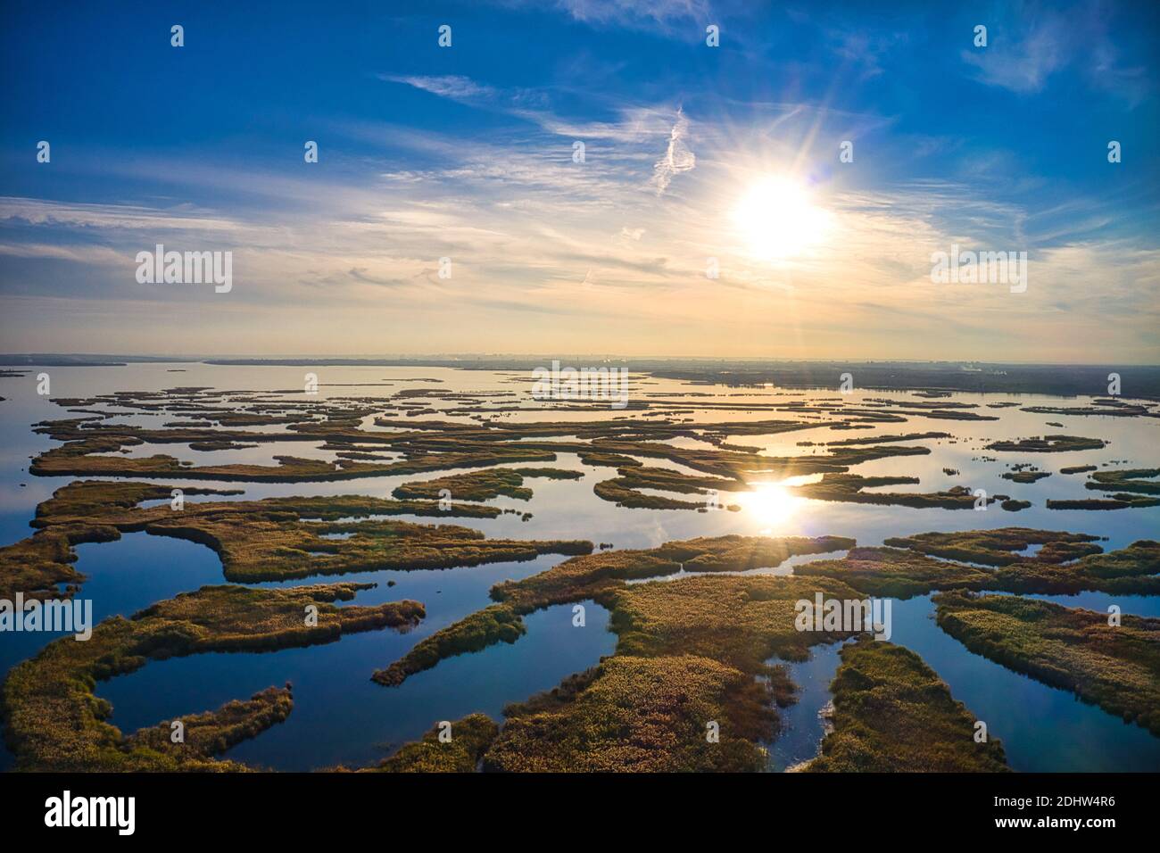 Irresistible floods on the Samara River on the Dnieper in Ukraine in ...