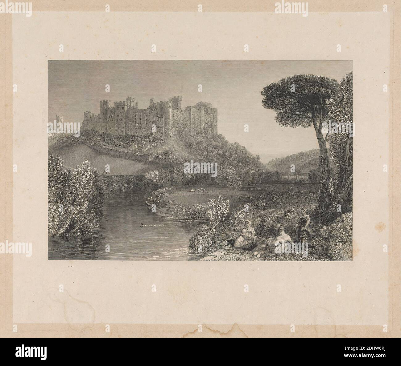 Ludlow Castle, Shropshire, Robert Wallis, 1794–1878, British, after ...
