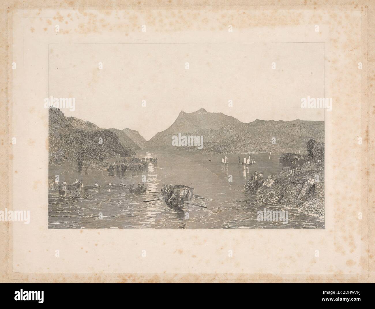 Winander-Mere, Westmoreland, James T. Willmore, 1800–1863, British ...