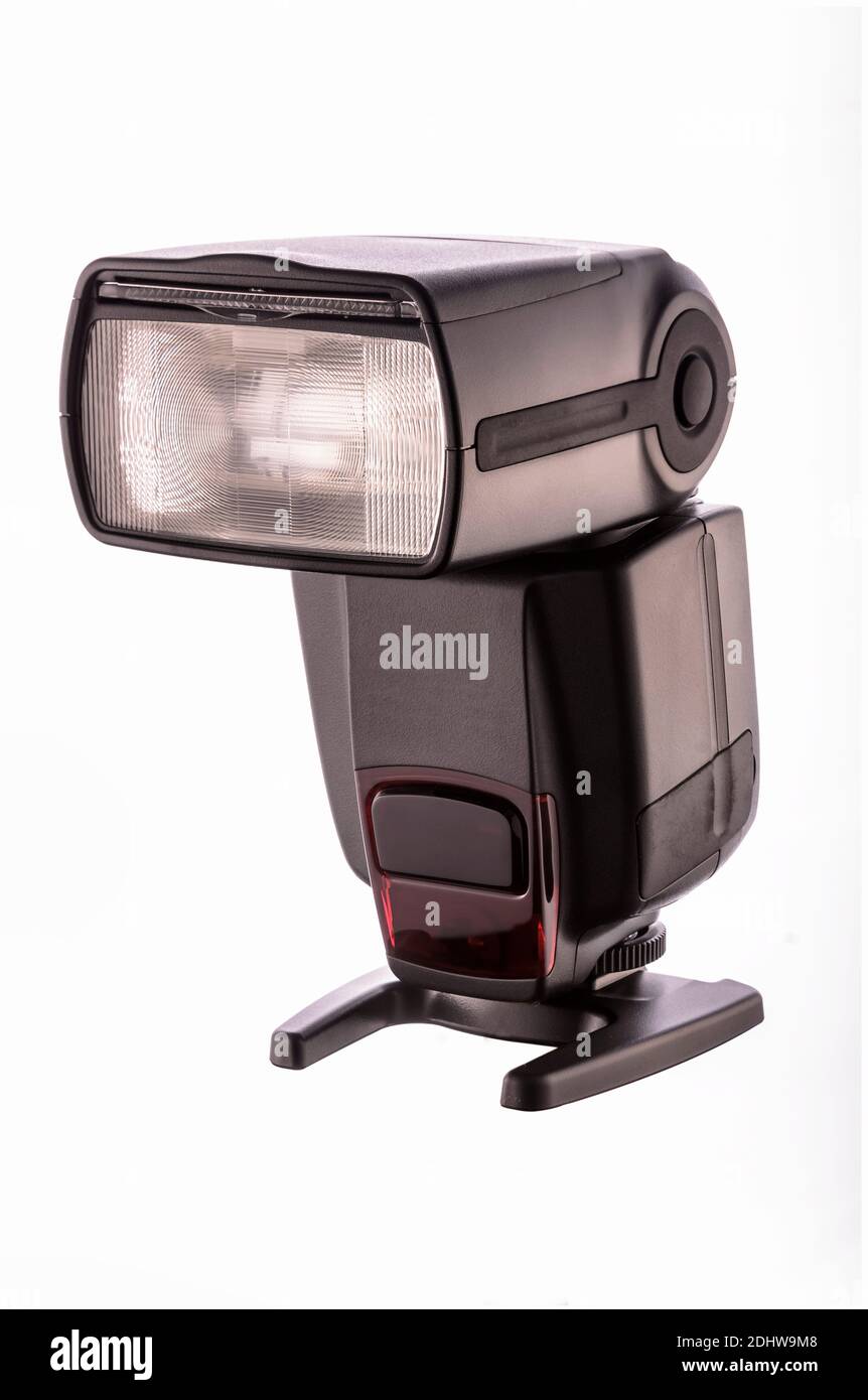 speedlight isolated on white background (all logos, inscriptions and ...