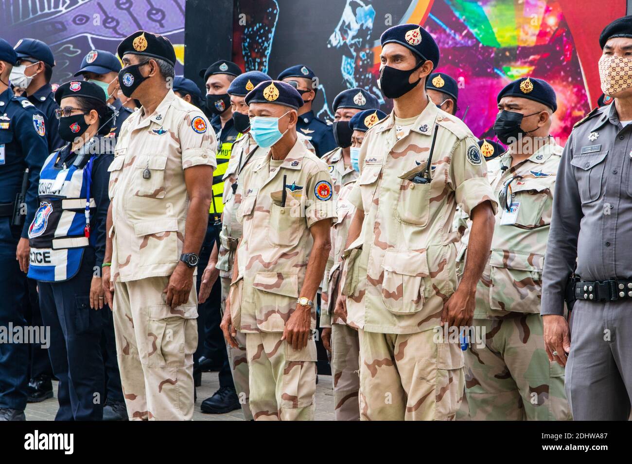 Pattaya police officer hi-res stock photography and images - Alamy