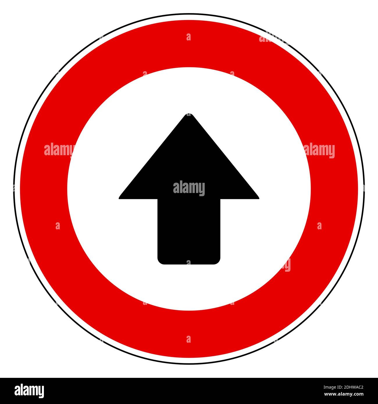 Traffic up red arrow Cut Out Stock Images & Pictures - Alamy