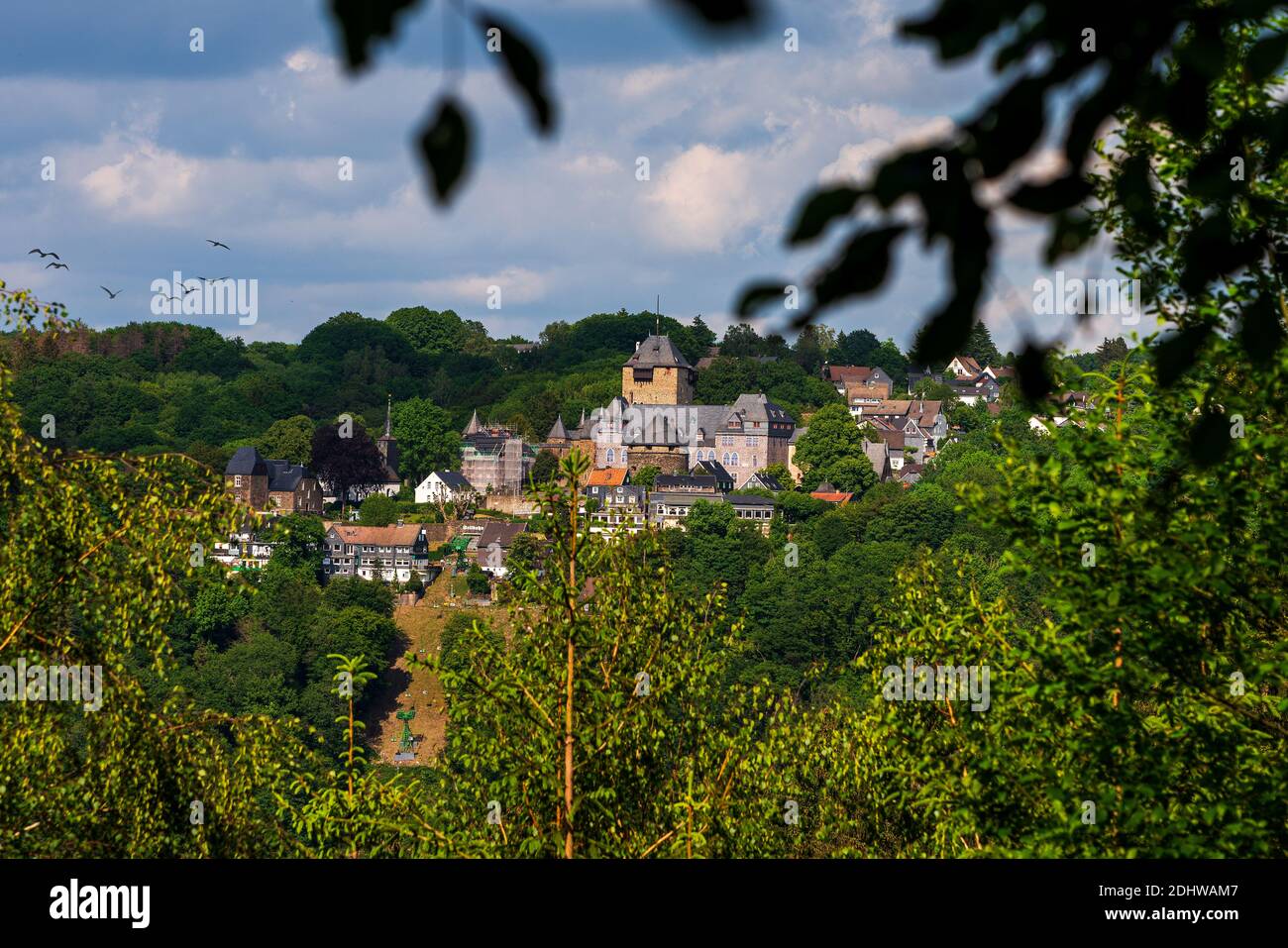Panoramic view of Burg Castle in Solingen, Germany Stock Photo - Alamy