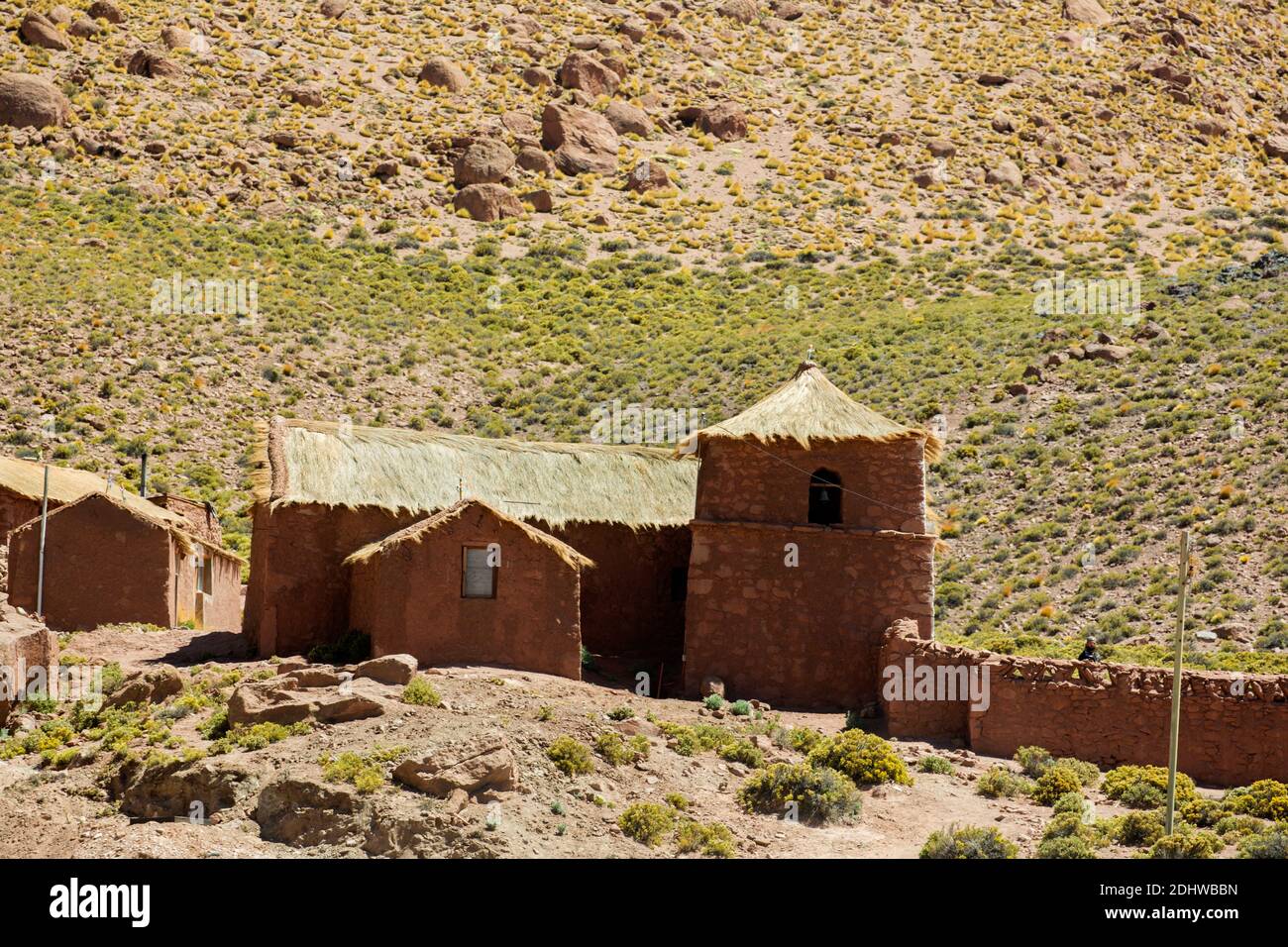 Machuca village, high in the Andes above San Pedro de Atacama,Chile ...