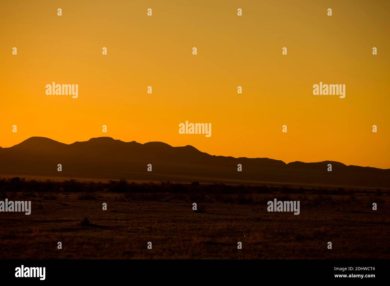Sunset at Namib-Naukluft Park in Namibia Stock Photo - Alamy