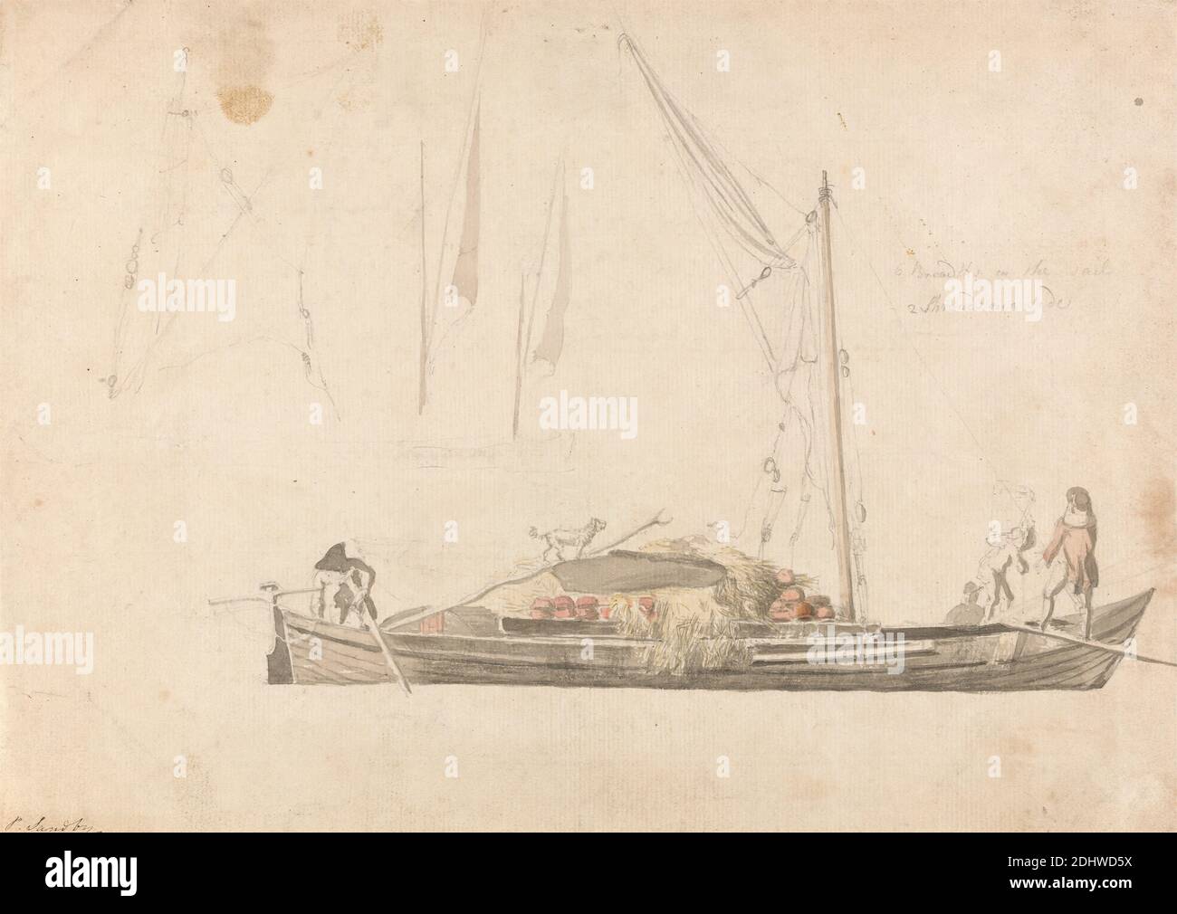 Cargo Boat, attributed to Paul Sandby RA, 1731–1809, British, undated ...