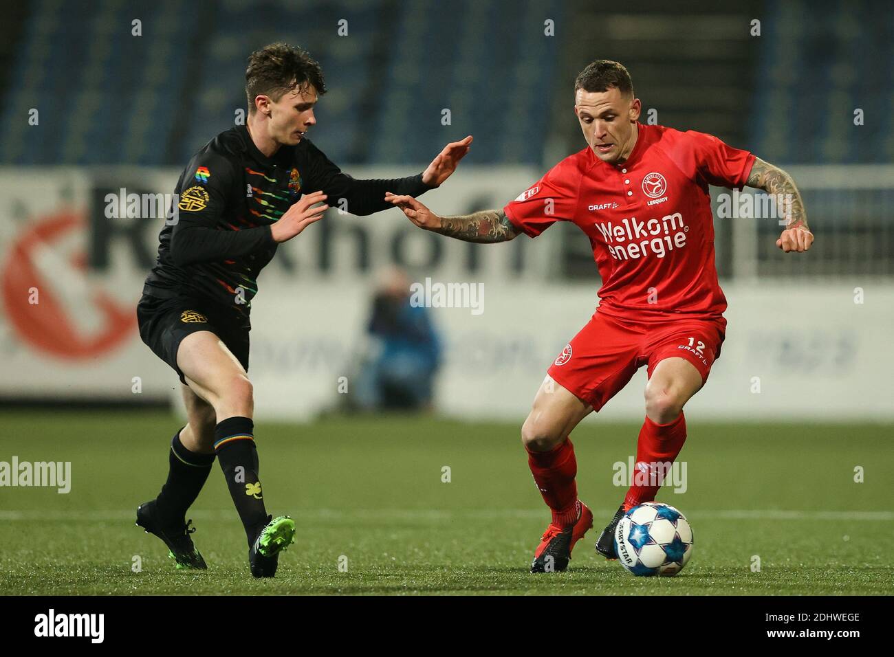 VELSEN, NETHERLANDS - DECEMBER 11: Dan Adshead of Telstar, Thibout ...