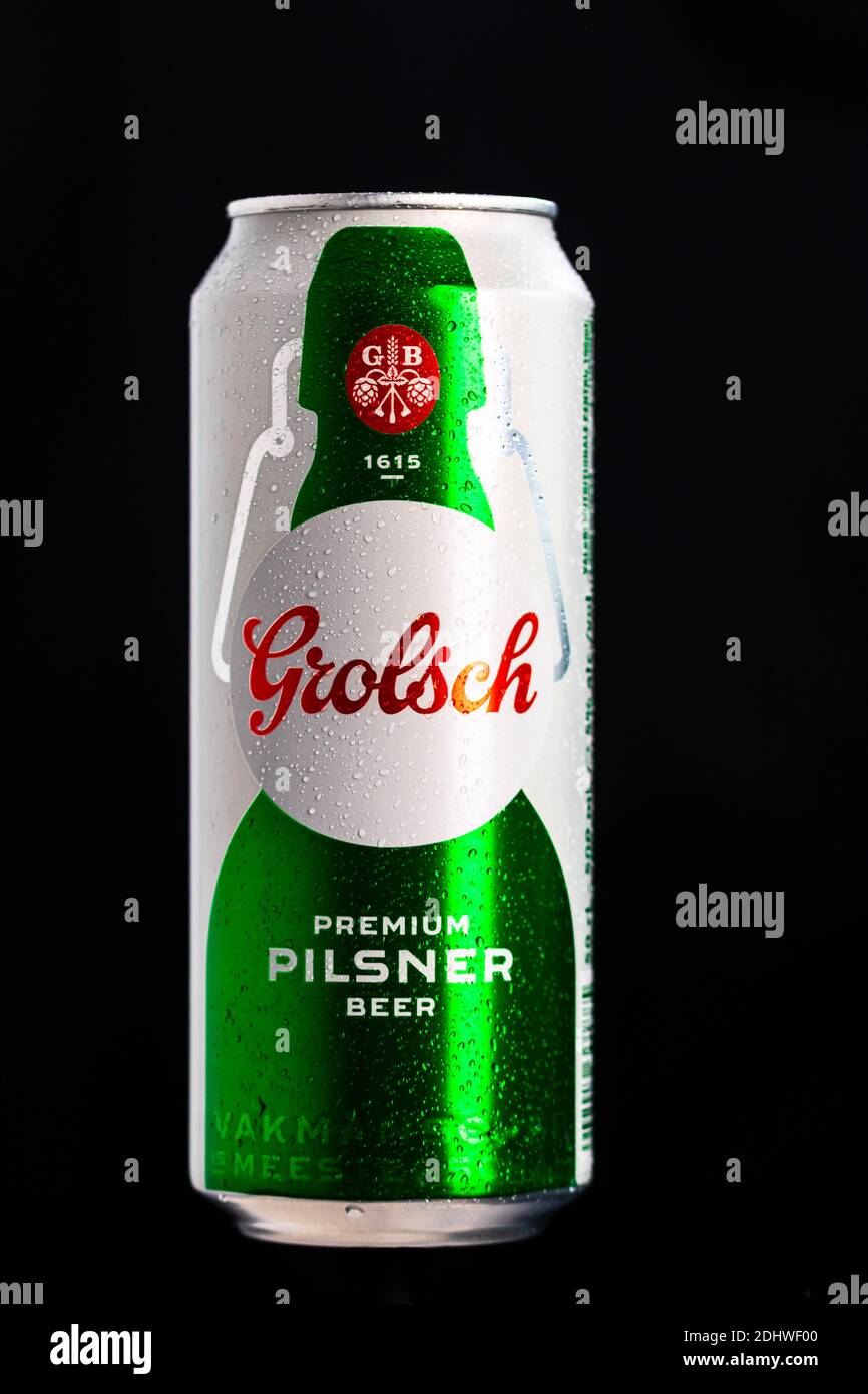 Grolsch premium lager beer can hi-res stock photography and images - Alamy
