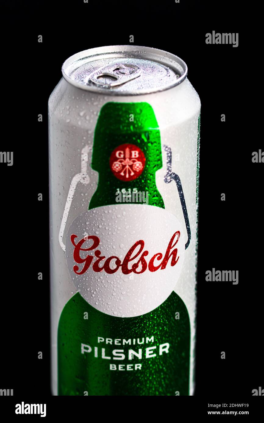 Grolsch premium lager beer can hi-res stock photography and images - Alamy