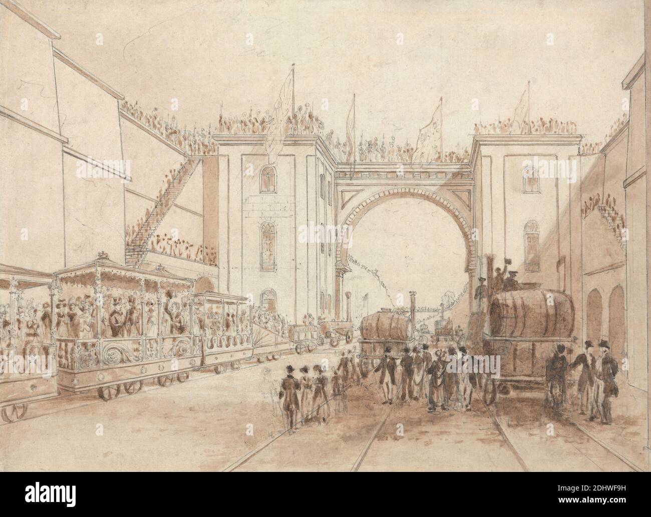 Manchester railway, 1830. hi-res stock photography and images - Alamy