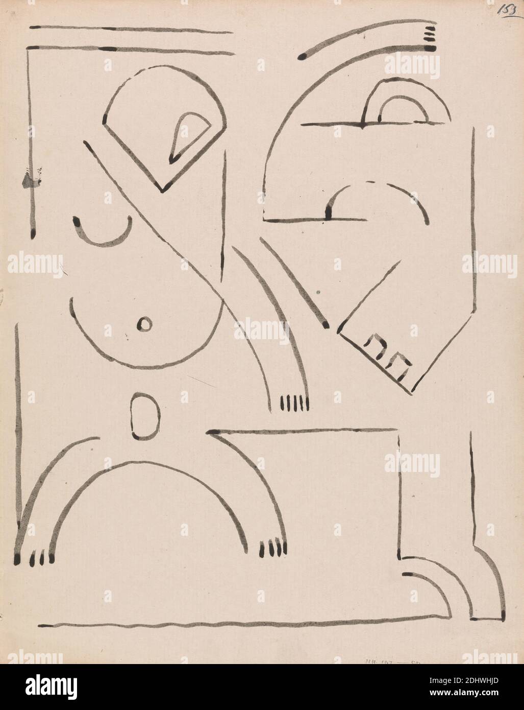 Abstract Figure Composition, Henri Gaudier-Brzeska, 1891–1915, French ...