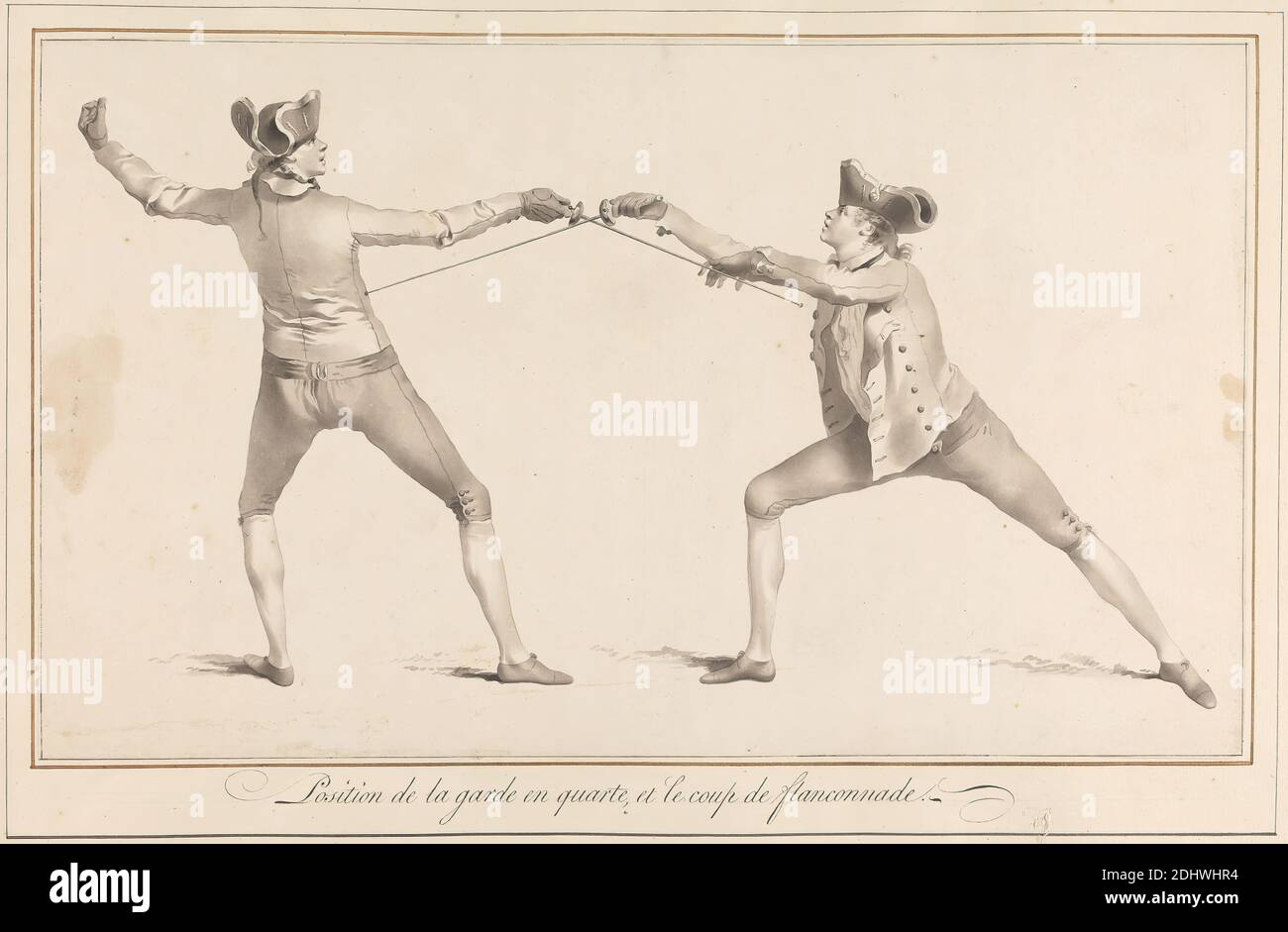 Position de la garde en quarte hi-res stock photography and images - Alamy