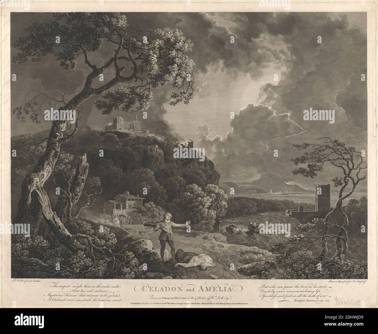 Celadon and Amelia, Engraved by William Woollett, 1735–1785, British ...