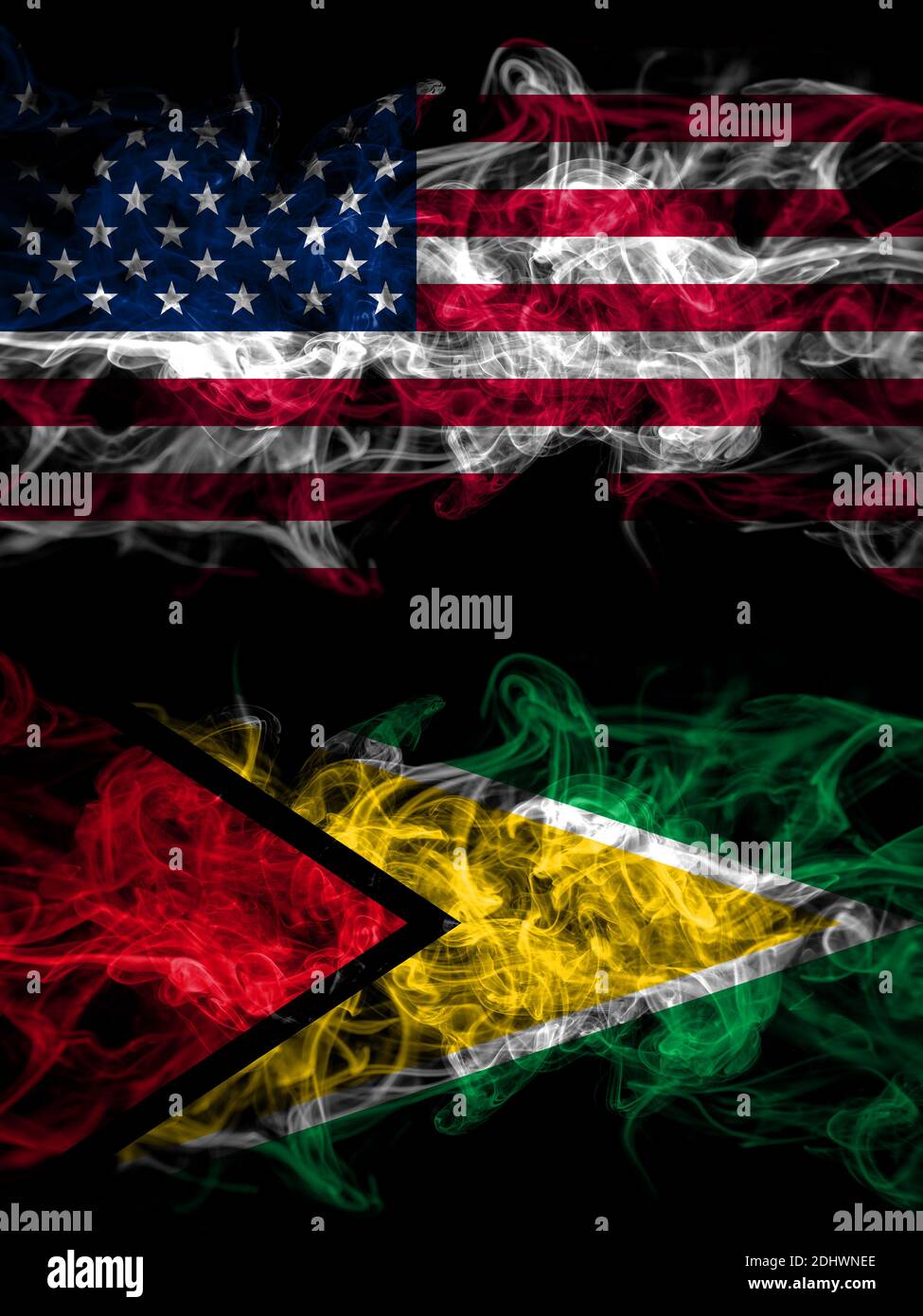 United States of America, America, US, USA, American vs Guyana smoky ...