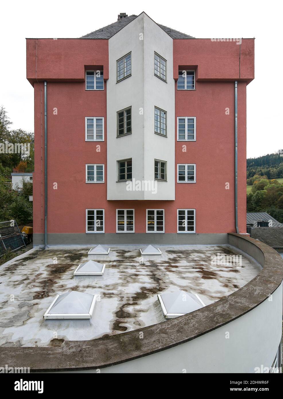 Probstzella, HAUS DES VOLKES, 1925-1927 von Alfred Arndt, Nordgiebel ...