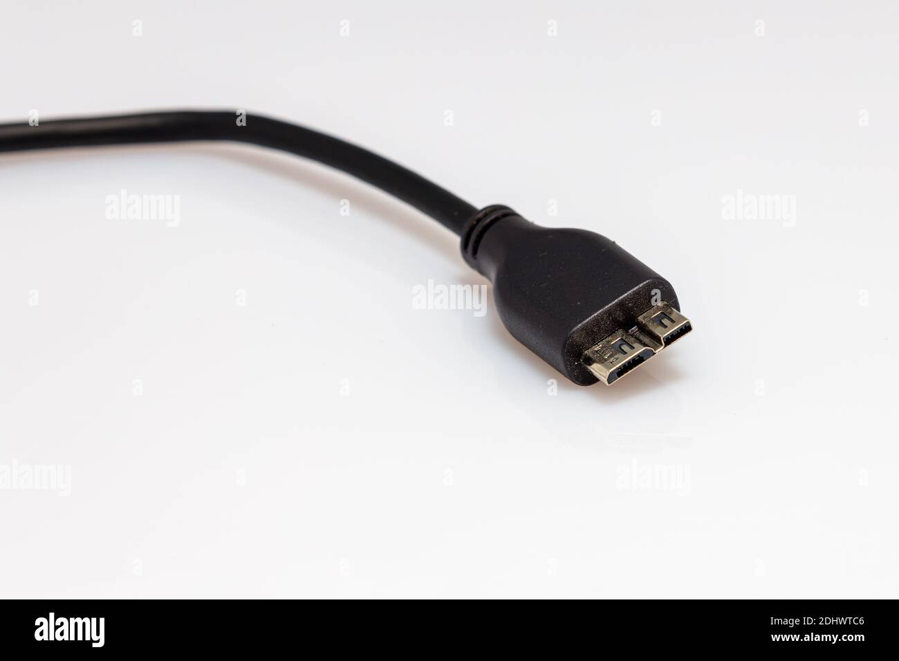 usb cable isolated on white Stock Photo - Alamy