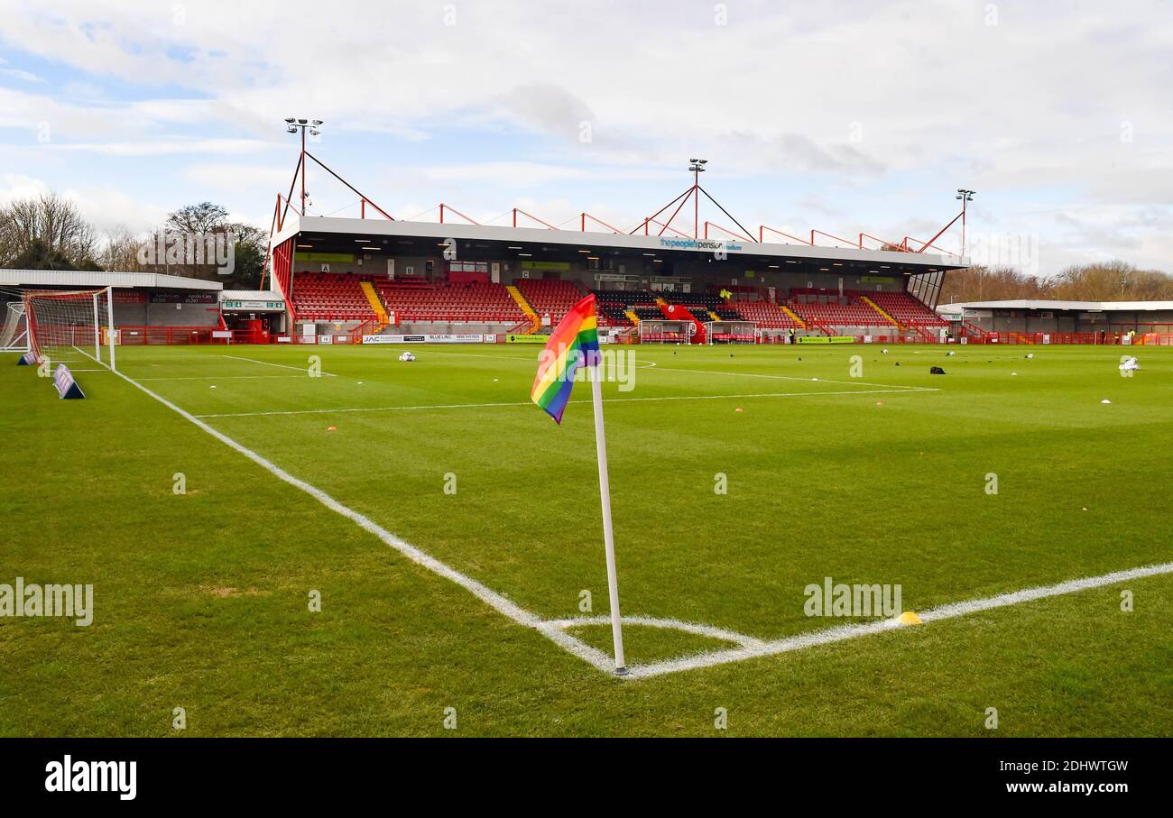 Corner flag stadium hi-res stock photography and images - Alamy