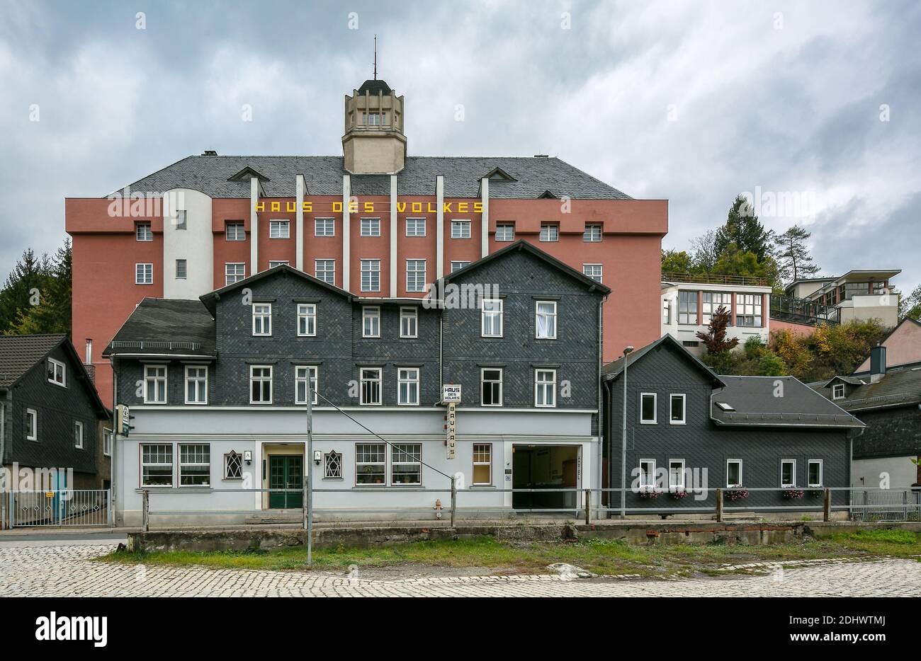 Probstzella, HAUS DES VOLKES, 1925-1927 von Alfred Arndt, Ansicht von ...