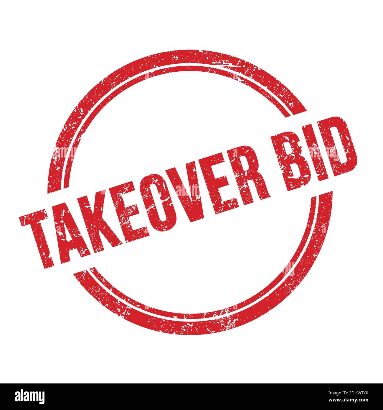 Takeover bid stamp hi-res stock photography and images - Alamy