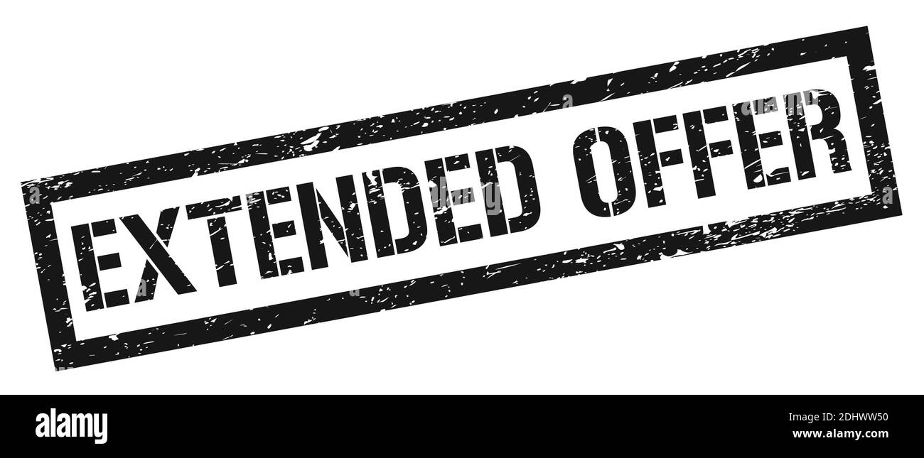 Extended offer word hi-res stock photography and images - Alamy