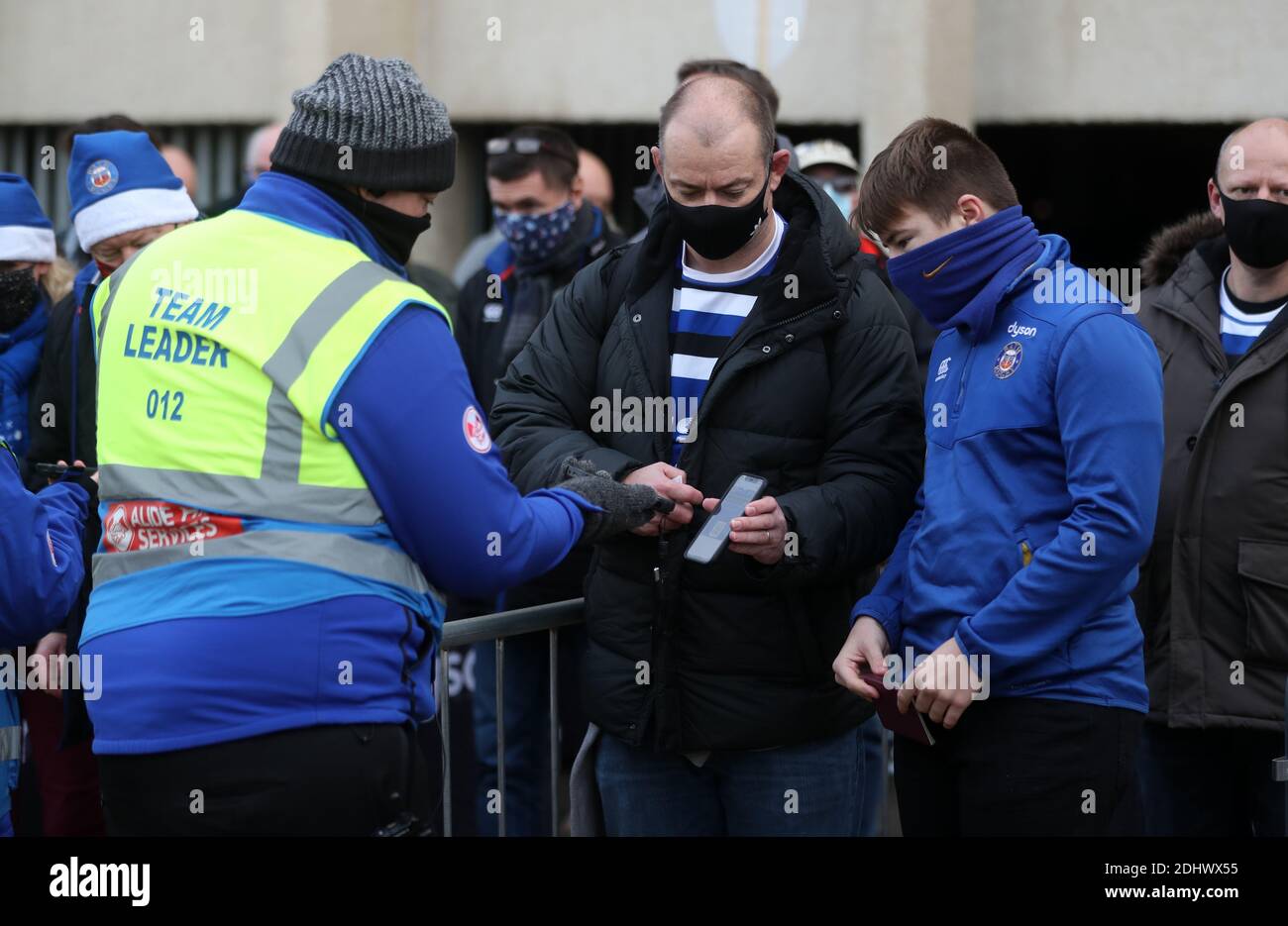 Bath Rugby fans arrive for the European Champions Cup, Pool A match at ...