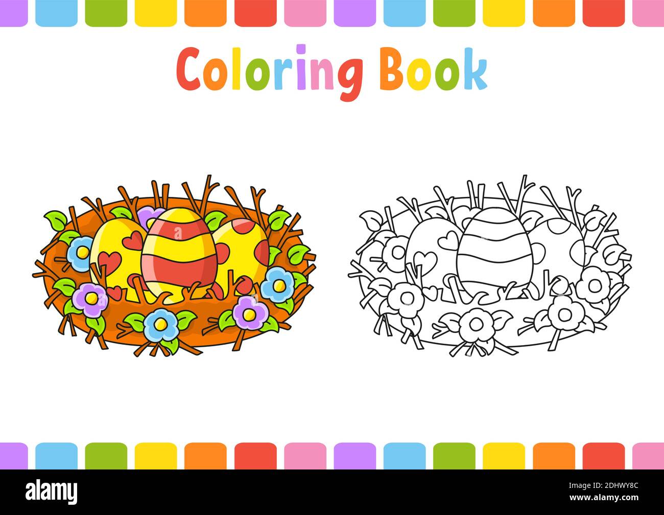 Coloring book for kids. Cartoon character. Vector illustration. Fantasy ...
