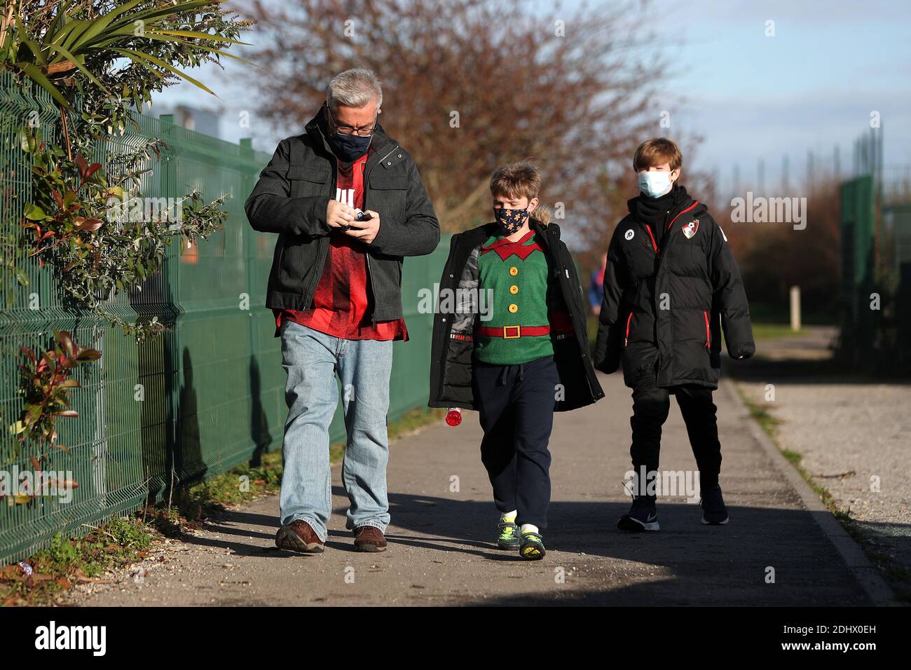 AFC Bournemouth fans arrive to the stadium ahead of the Sky Bet ...