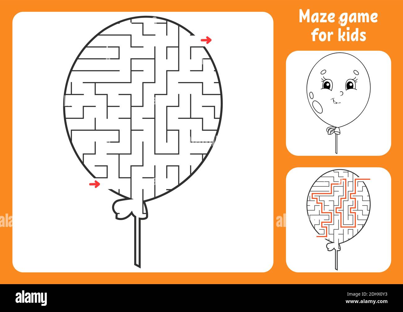 Abstract maze. Game for kids. Puzzle for children. Labyrinth conundrum ...