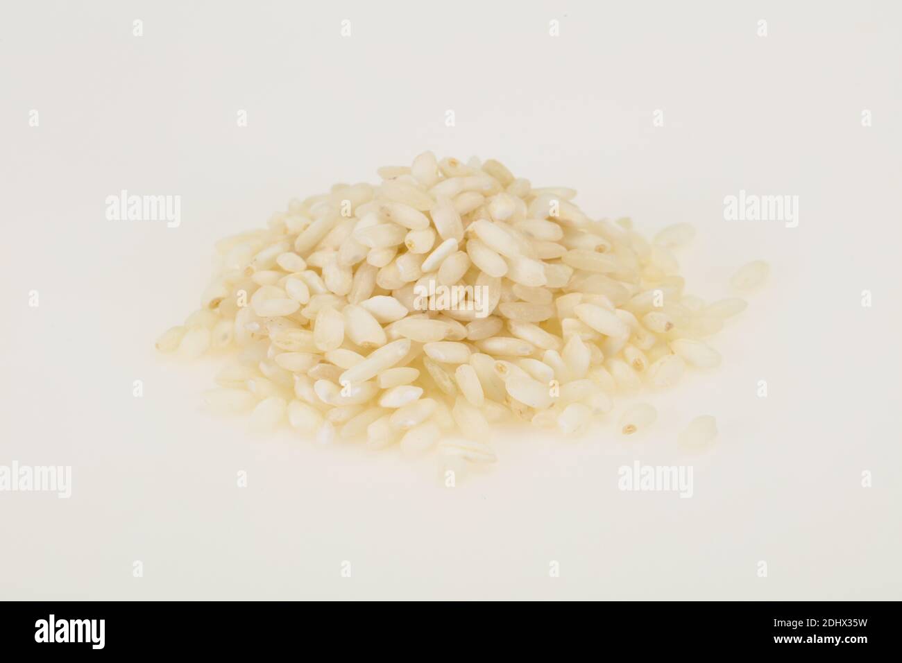 Raw Arborio rice for Italian Risotto Stock Photo - Alamy