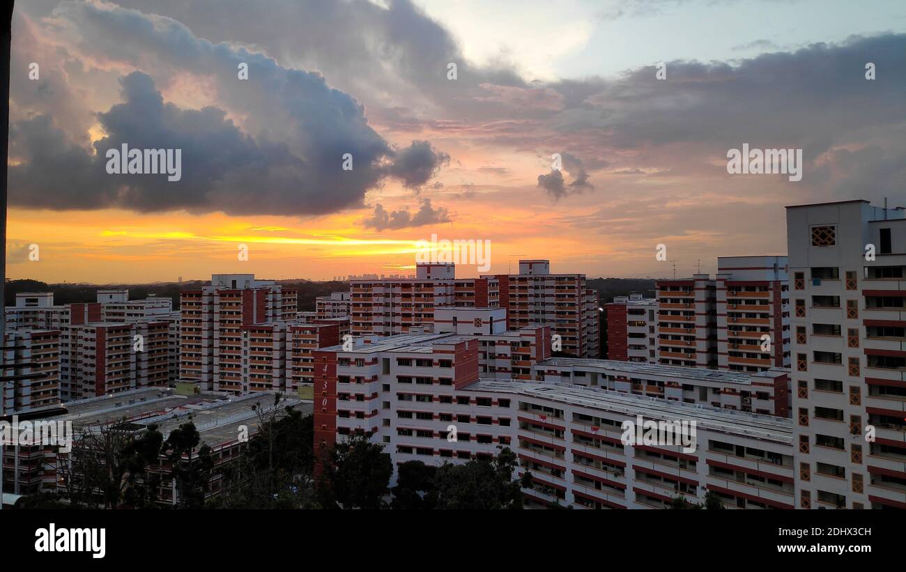 Singapore hdb park hi-res stock photography and images - Alamy