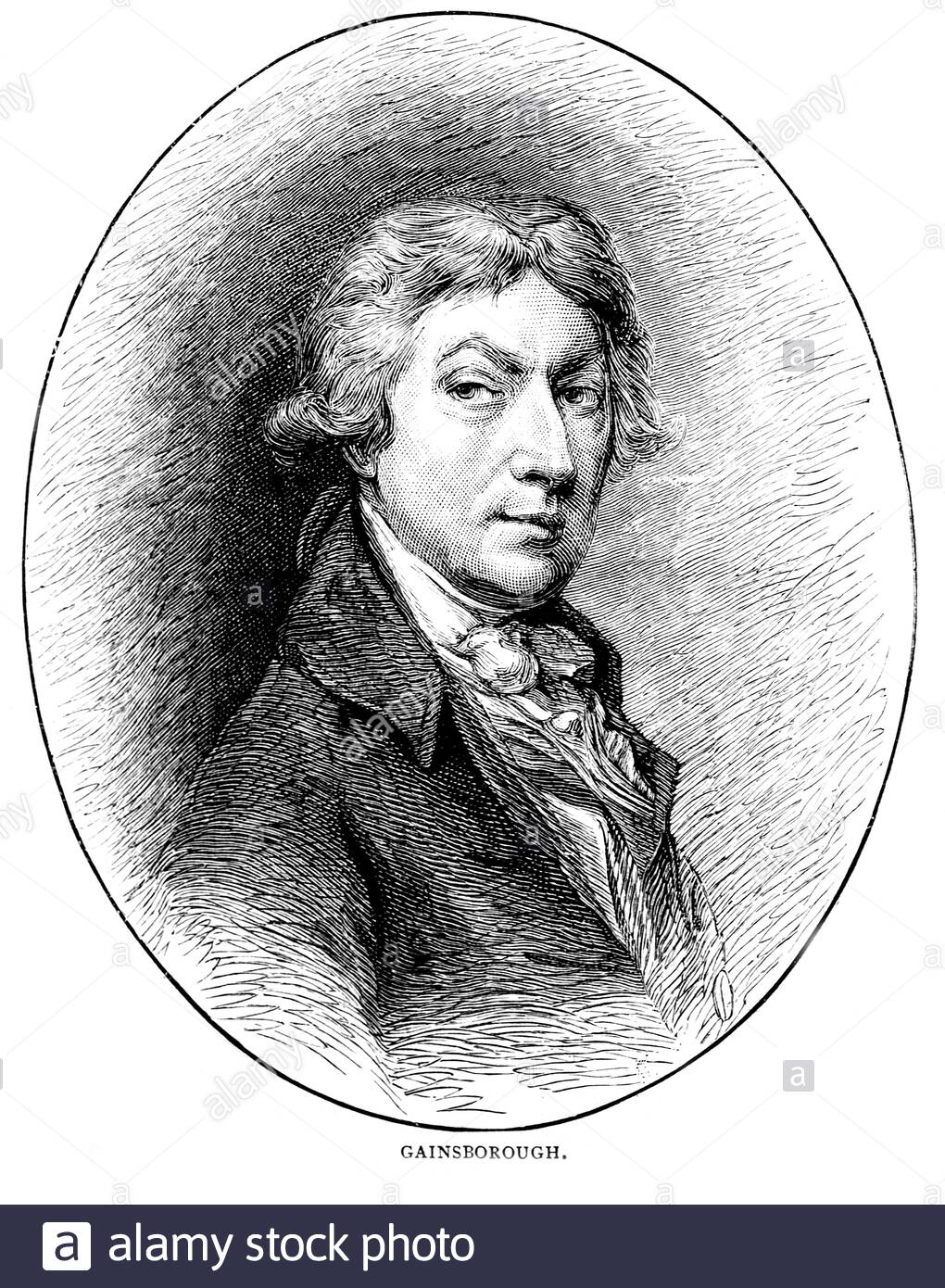 Thomas Gainsborough portrait, 1727 - 1788, was an English portrait and ...