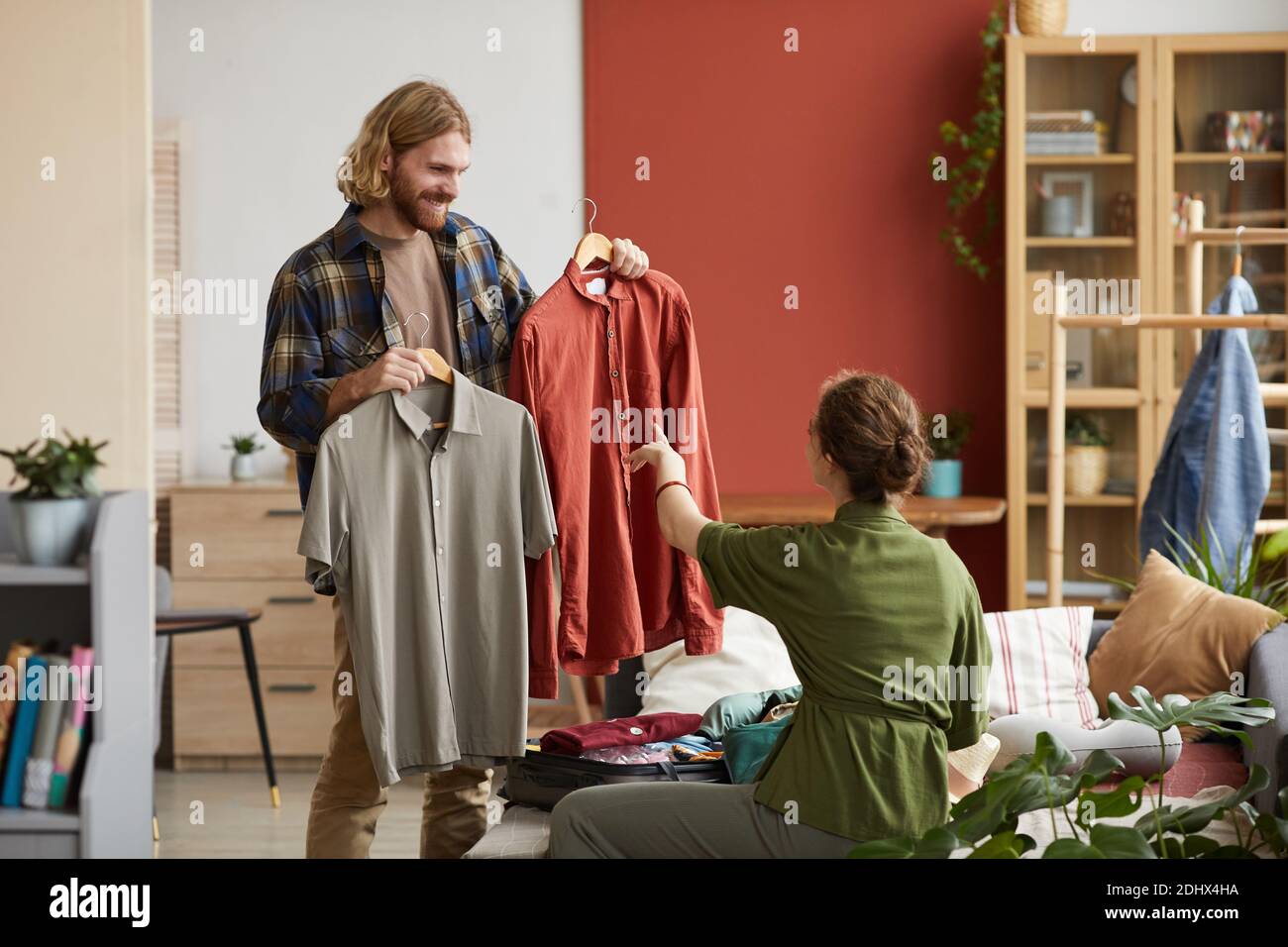Two women in shirts hi-res stock photography and images - Alamy