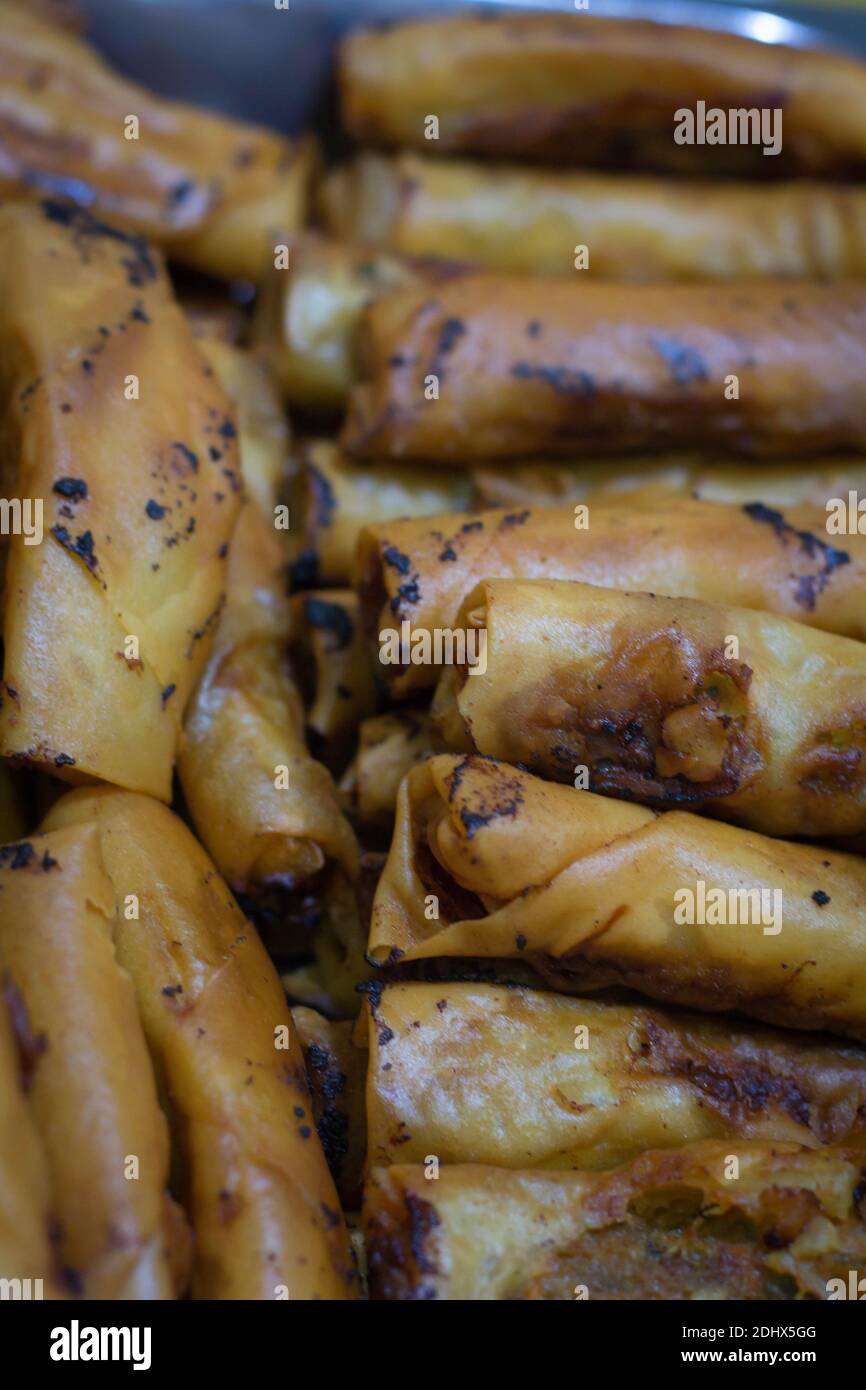 Filipino spring rolls hi-res stock photography and images - Alamy