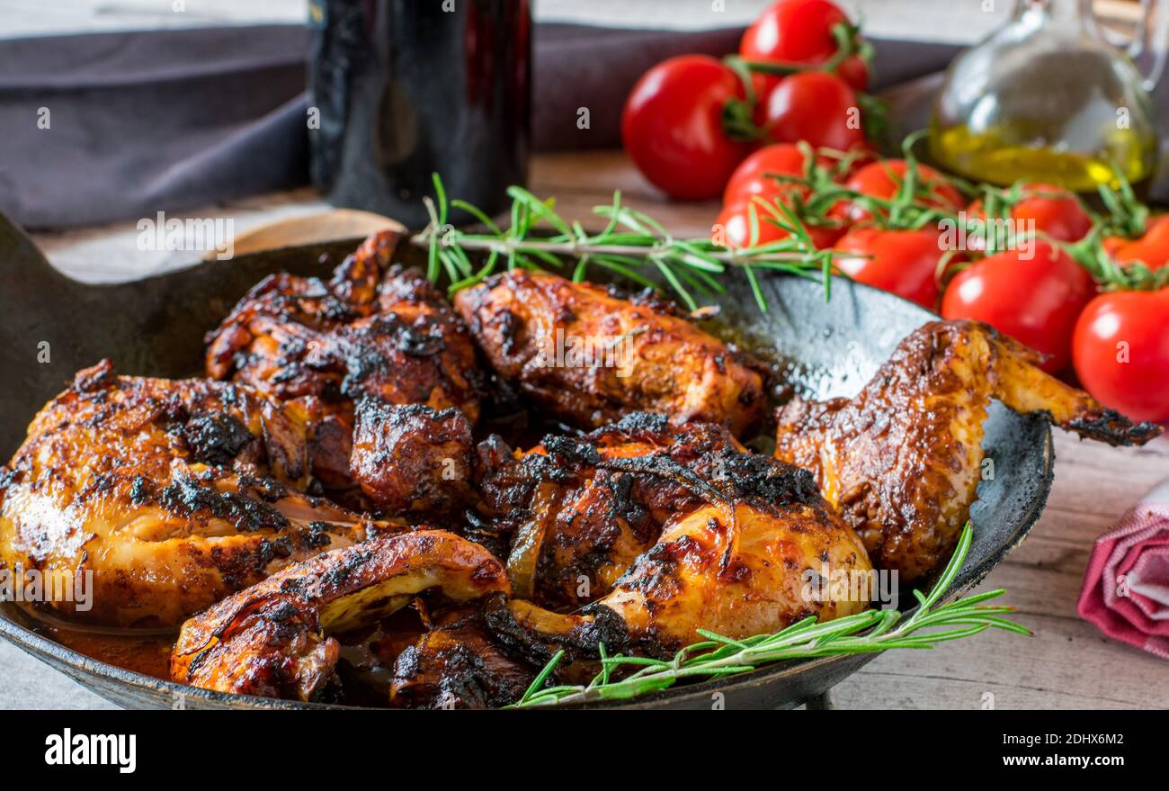 italian chicken dish Stock Photo - Alamy