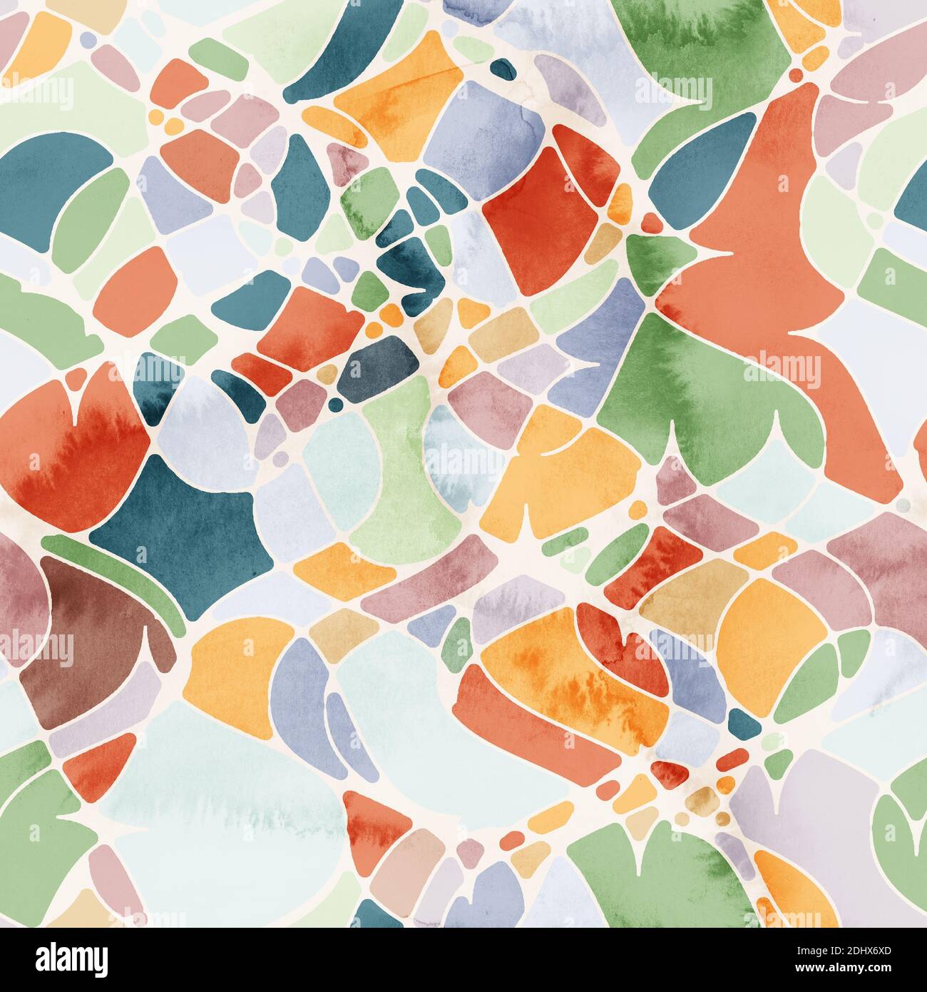 Seamless paint fills between lines naive design Stock Photo - Alamy