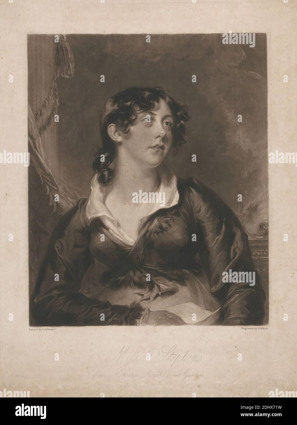 Miss Stephens, Print made by Henry Hoppner Meyer, ca. 1782–1847 ...